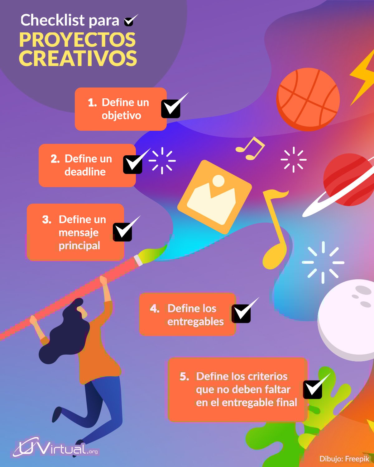 Guía perfecta para proyectos creativos exitosos | UVirtual